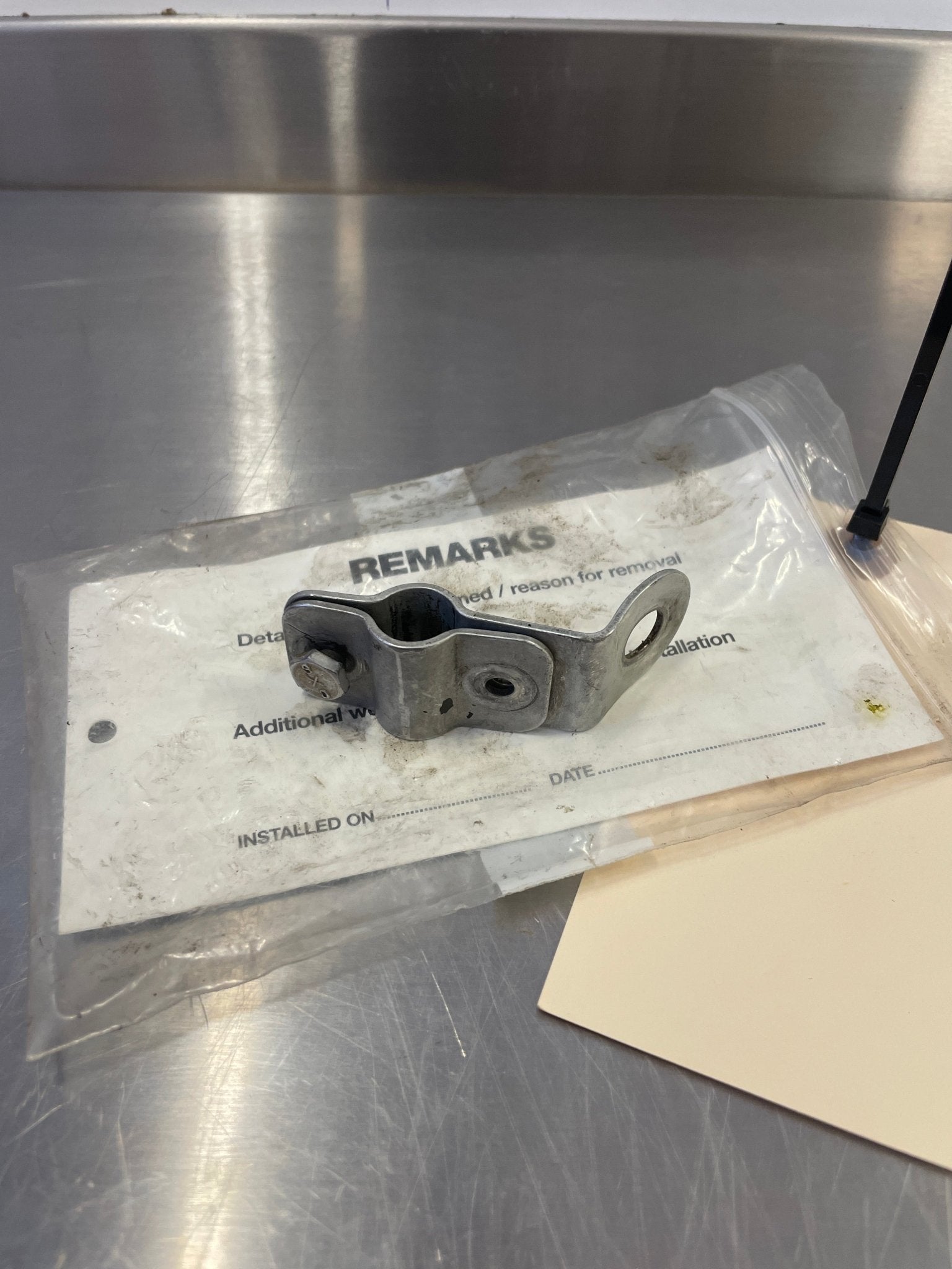 0416002-2 Cessna Fuel Strainer Clamp and Bracket - FractionAIR Parts