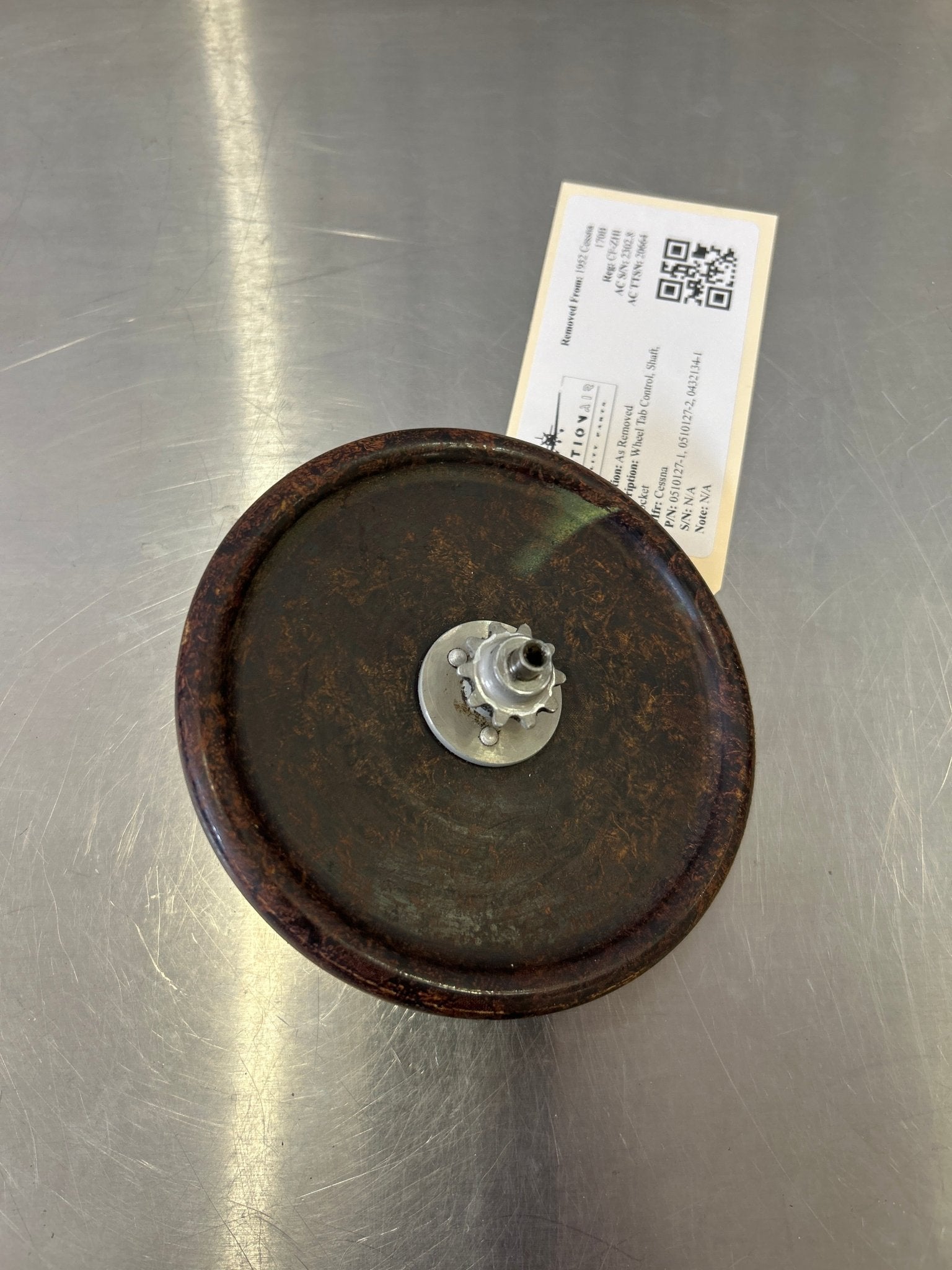 0510127-1, 0510127-2, 0432134-1 Cessna Wheel Tab Control, Shaft ...