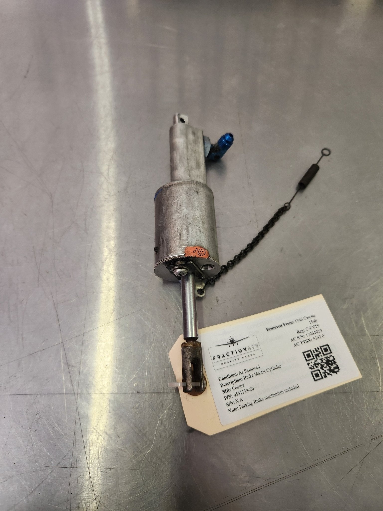 0541138-20 Cessna 150F Master Cylinder - FractionAIR Parts