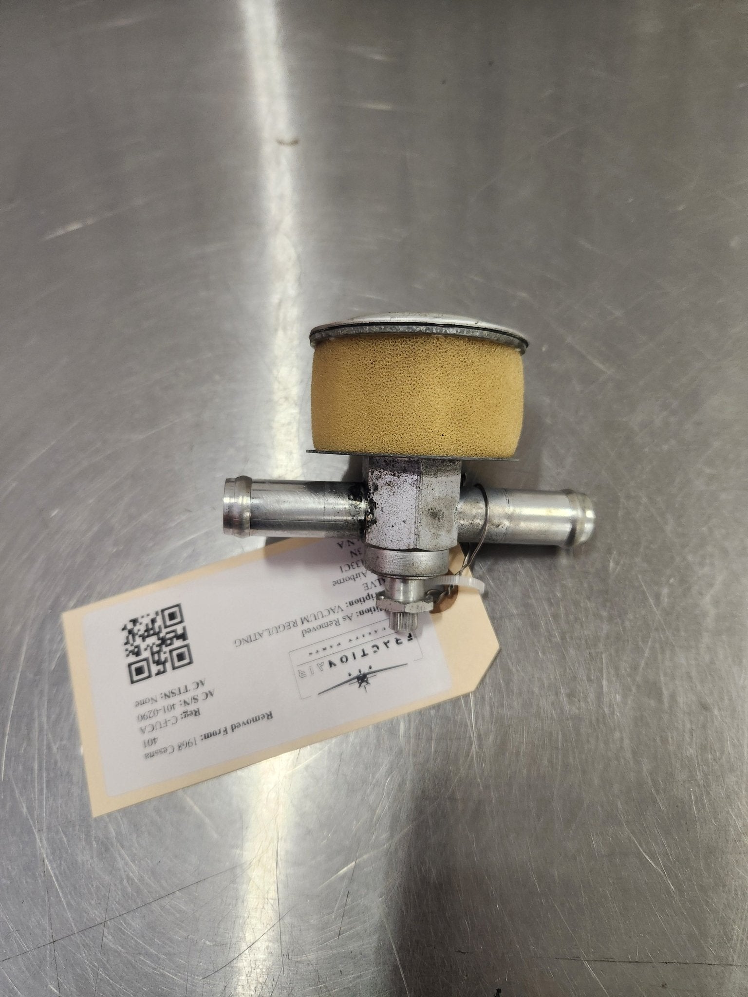 133C1 Airborne VACUUM REGULATING VALVE - FractionAIR Parts