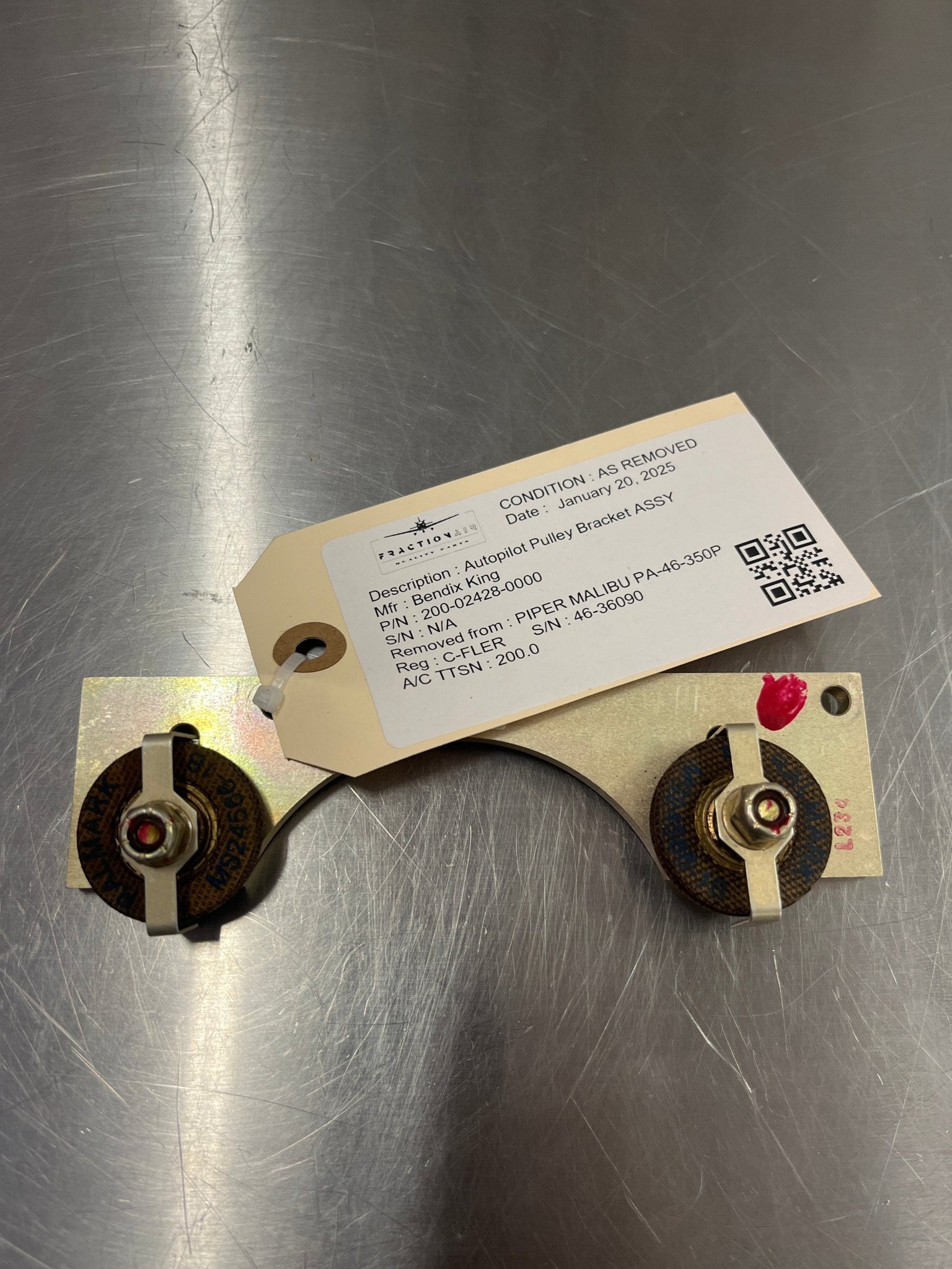 200-02428-0000 Bendix/King Autopilot Pulley Bracket ASSY - FractionAIR ...