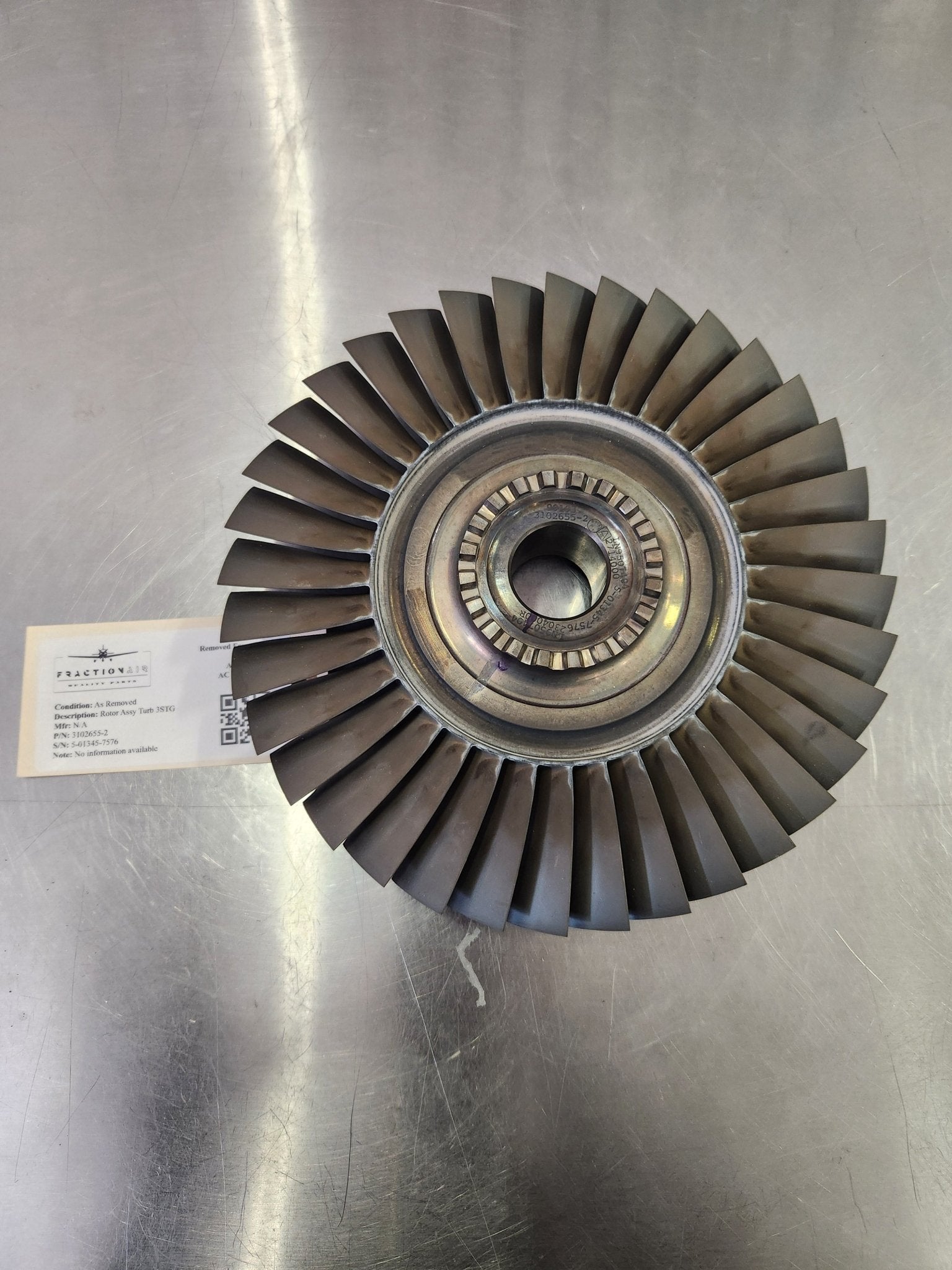 3102655-2 Rotor Assy Turb 3STG - FractionAIR Parts