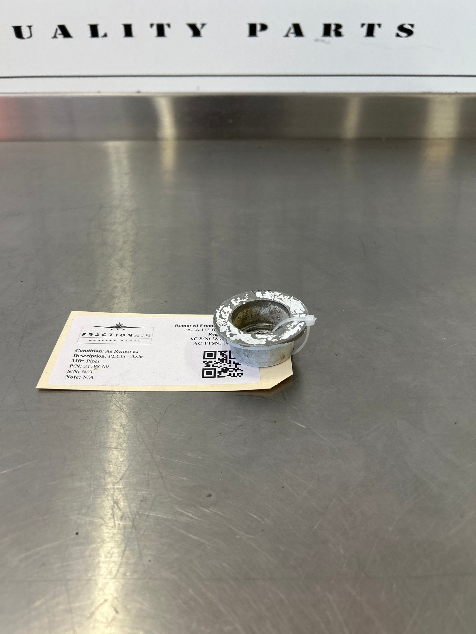 31798-00 Piper PLUG - Axle - FractionAIR Parts