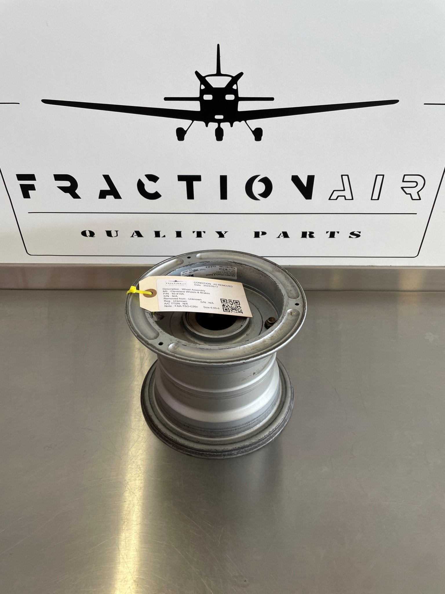 40-414A 600x6 Cleveland Wheels & Brakes Wheel Assembly - FractionAIR Parts