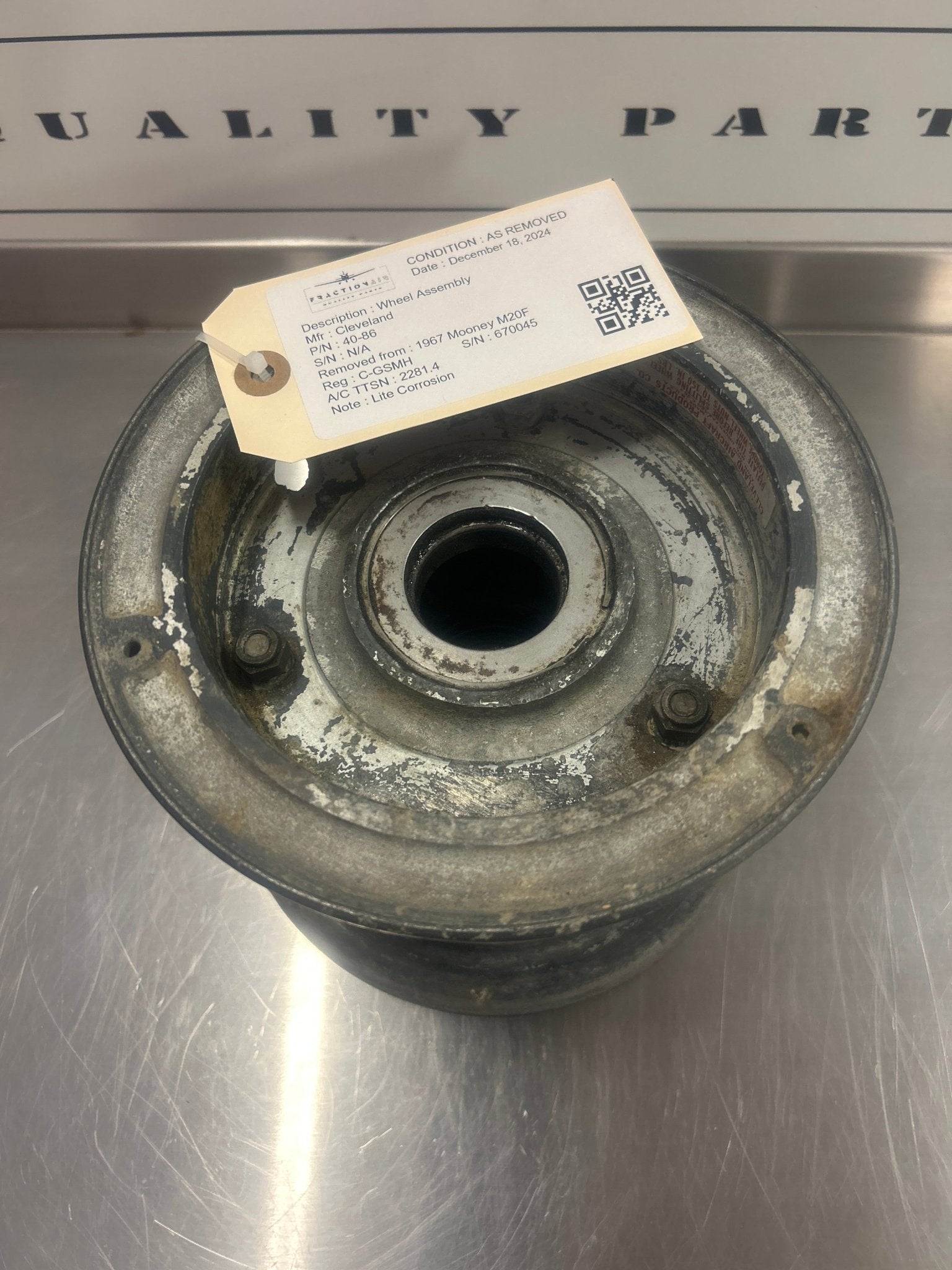 40-86 Cleveland Wheel assembly - FractionAIR Parts