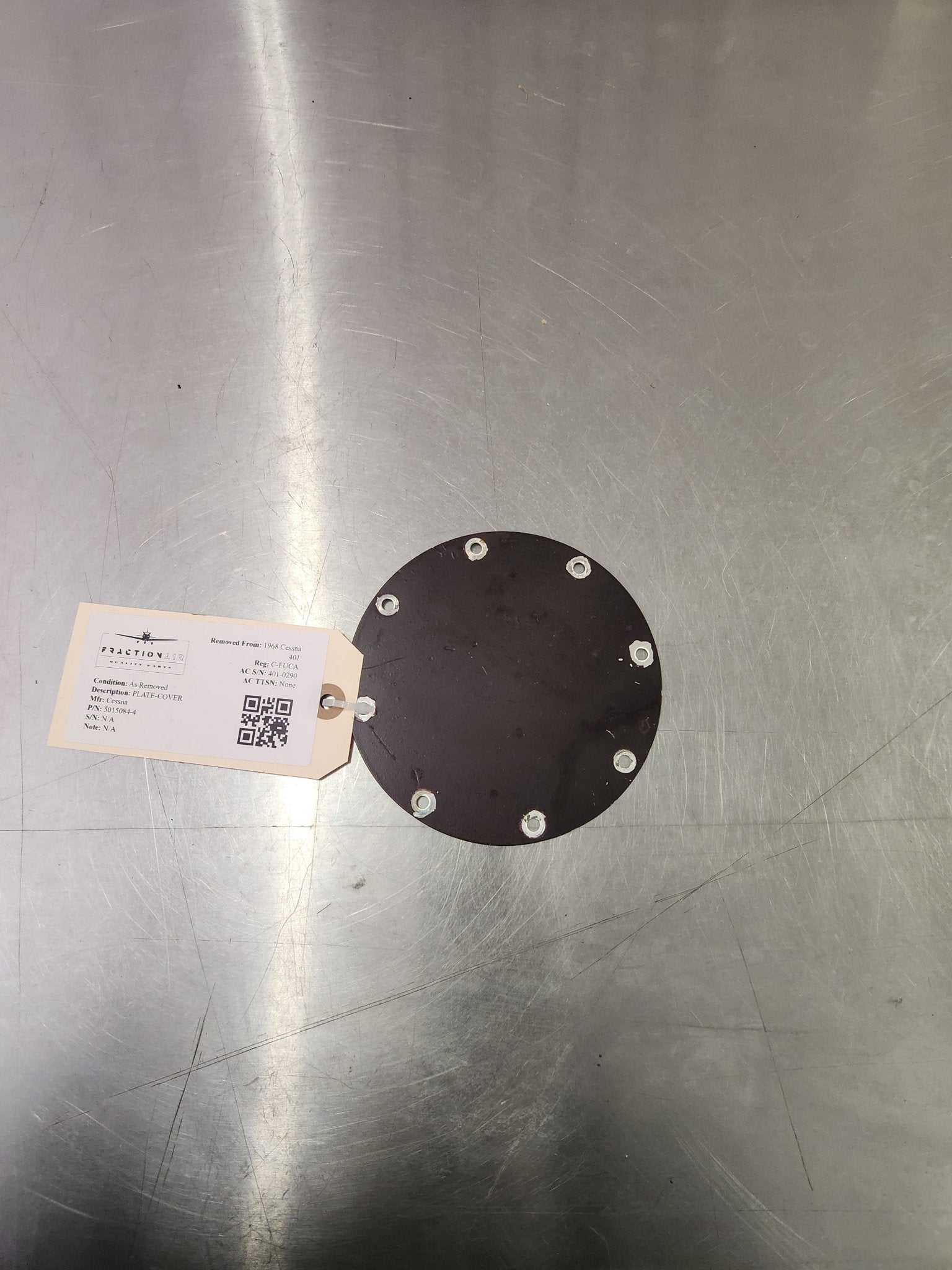 5015084-4 Cessna PLATE-COVER - FractionAIR Parts