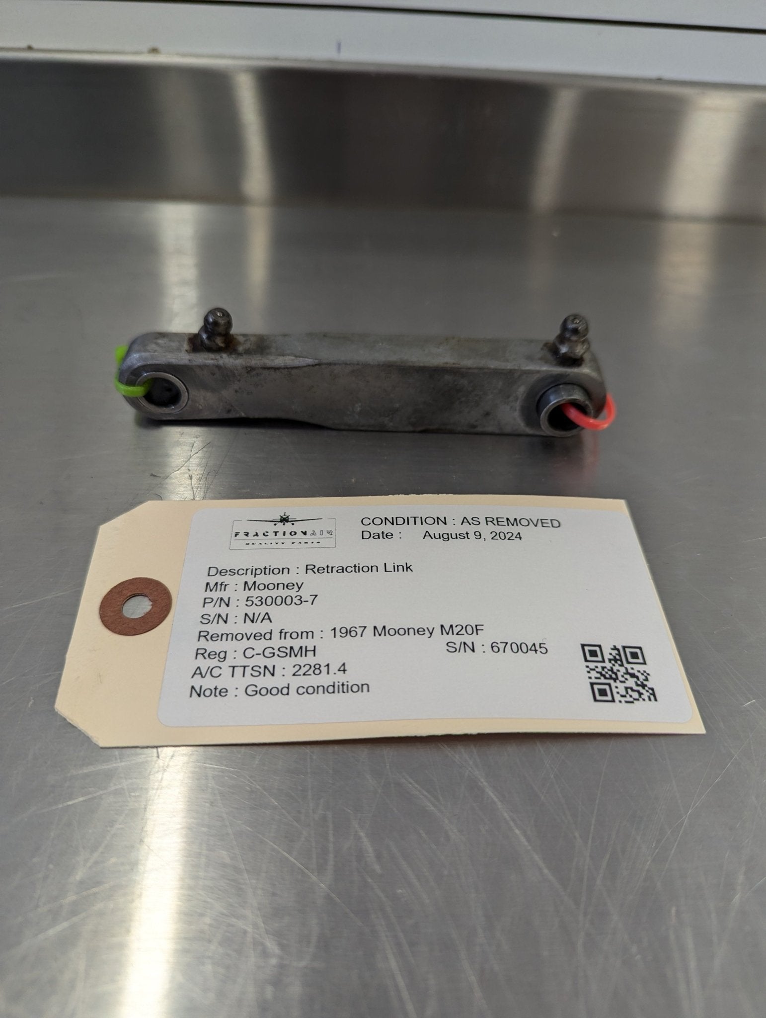 530003-7 Retraction Link - FractionAIR Parts