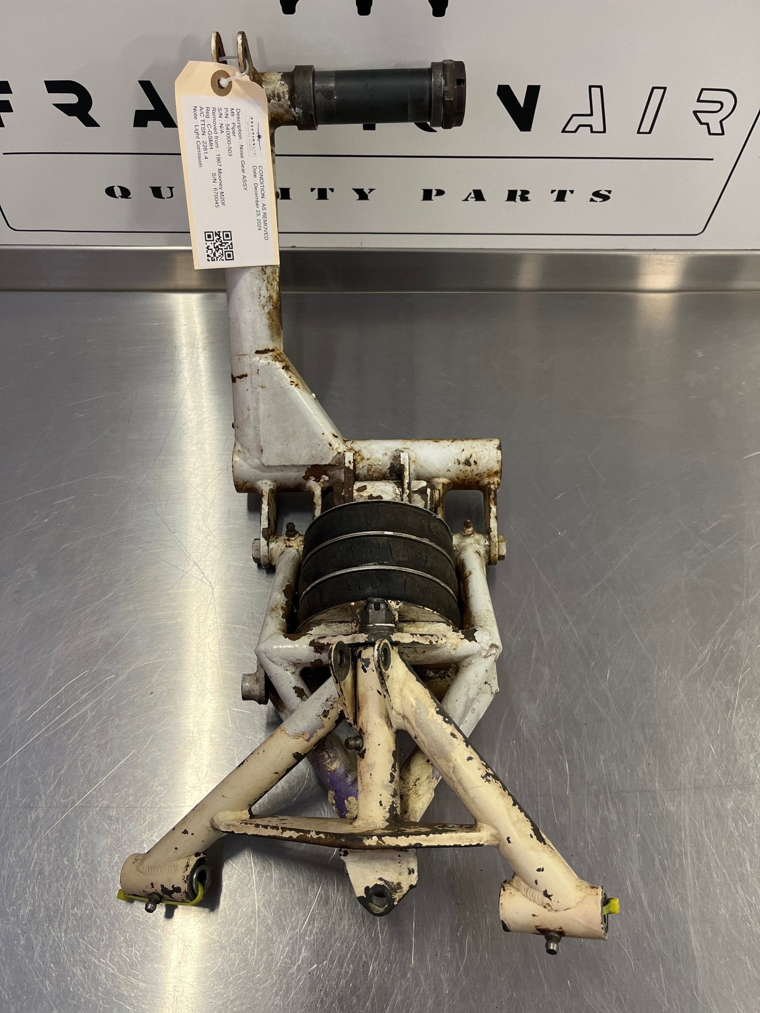 540000-503 Mooney Nose Gear ASSY - FractionAIR inc. – FractionAIR Parts