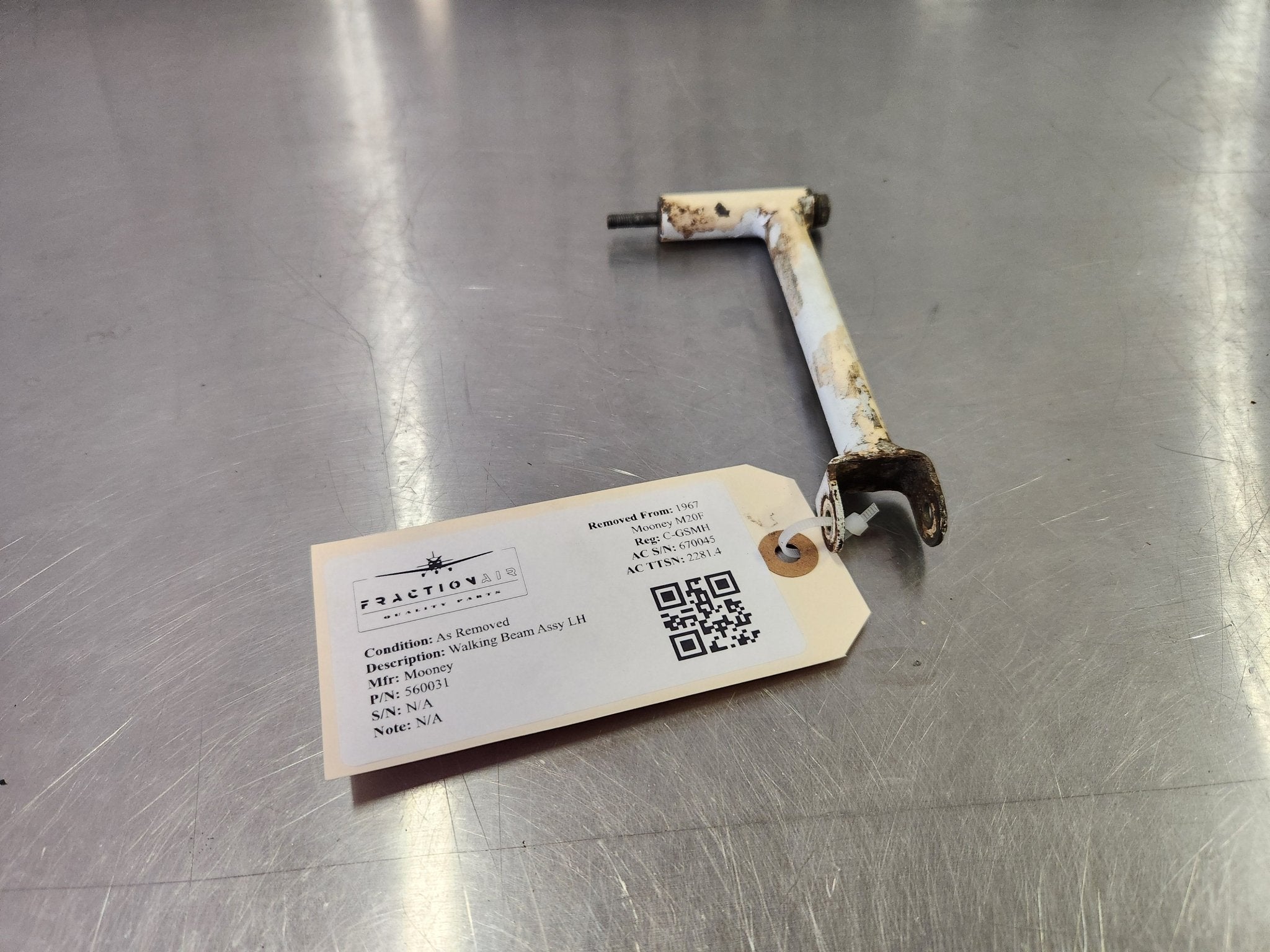 560031 Mooney Walking Beam Assy LH - FractionAIR Parts
