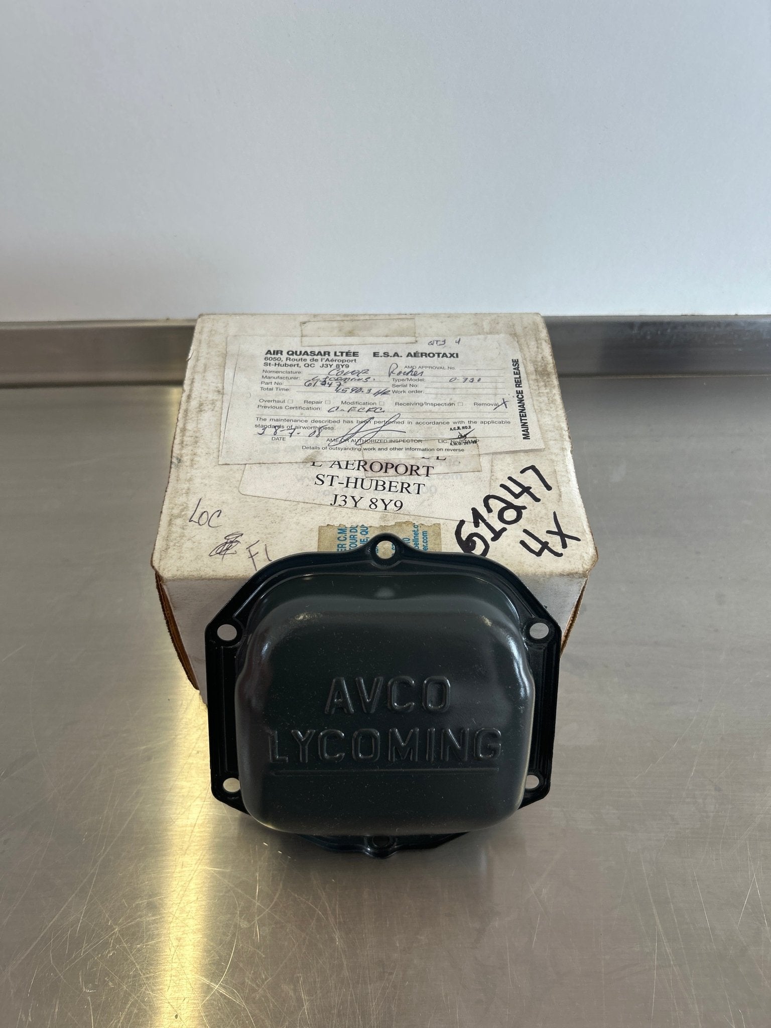 61247 LYCOMING COVER - ROCKER BOX "USED" - FractionAIR Parts ...