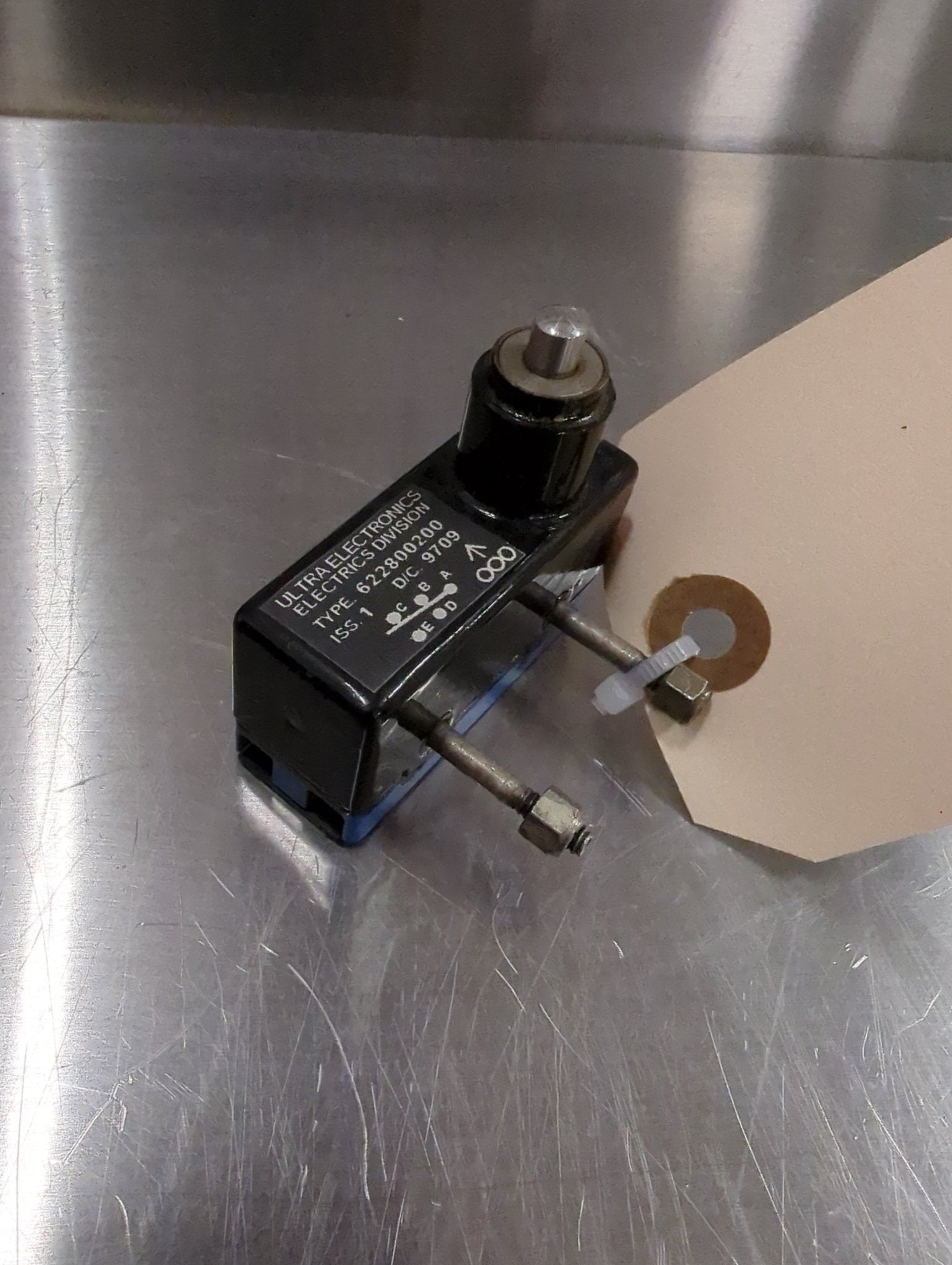 6228-002-00 British Aerospace Model 3112 Micro Switch Assy ...