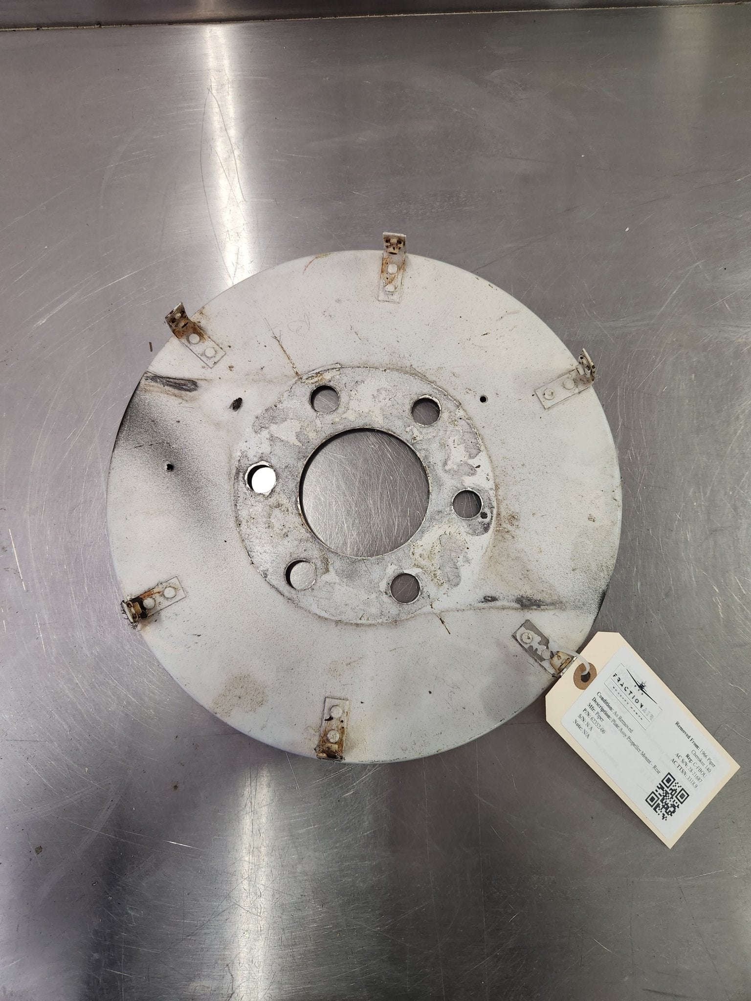 66630-00 Piper Plate Assy Propeller Mount - Front - FractionAIR Parts