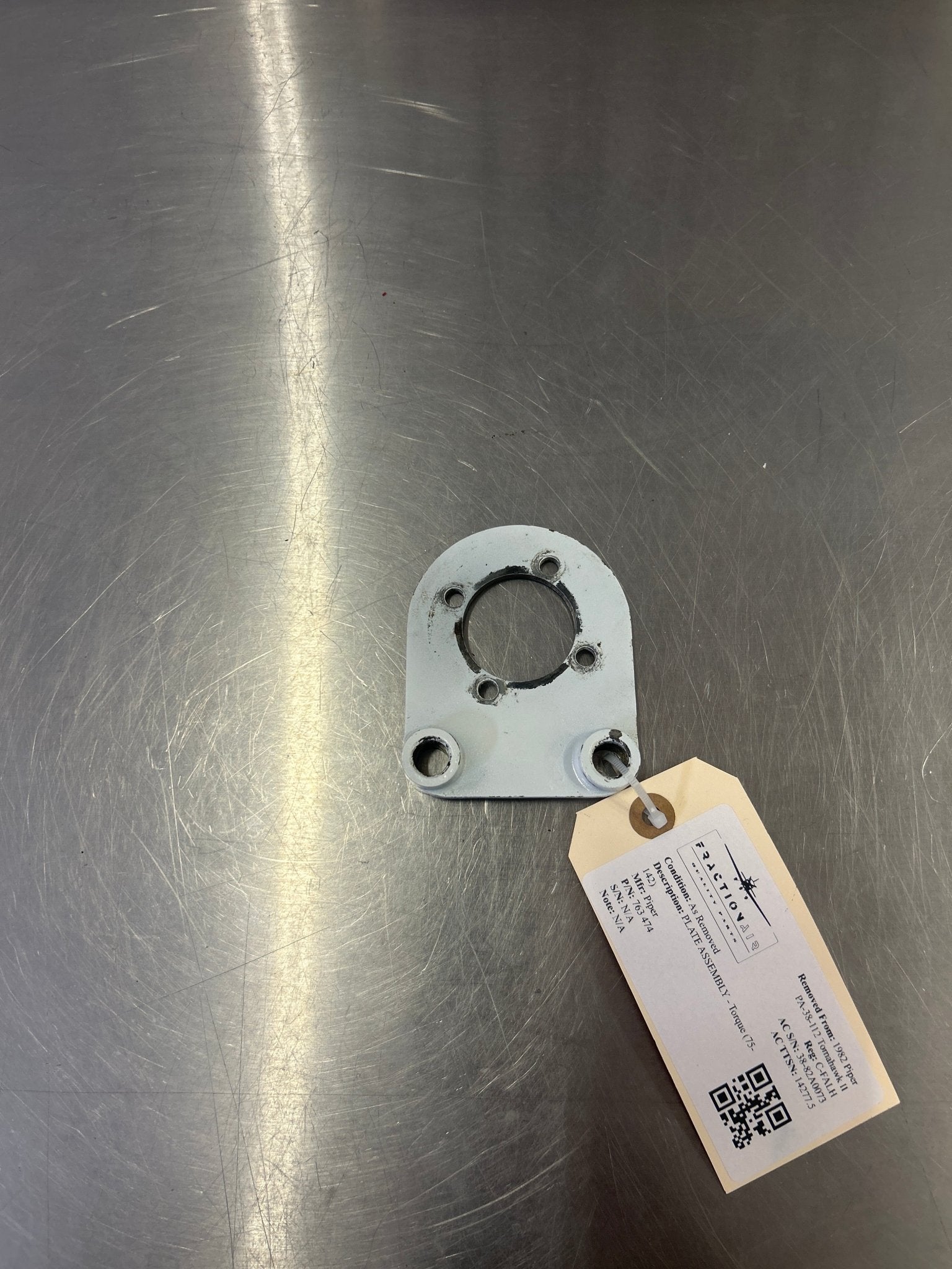763 474 Piper PLATE ASSEMBLY - Torque (75-142) - FractionAIR Parts