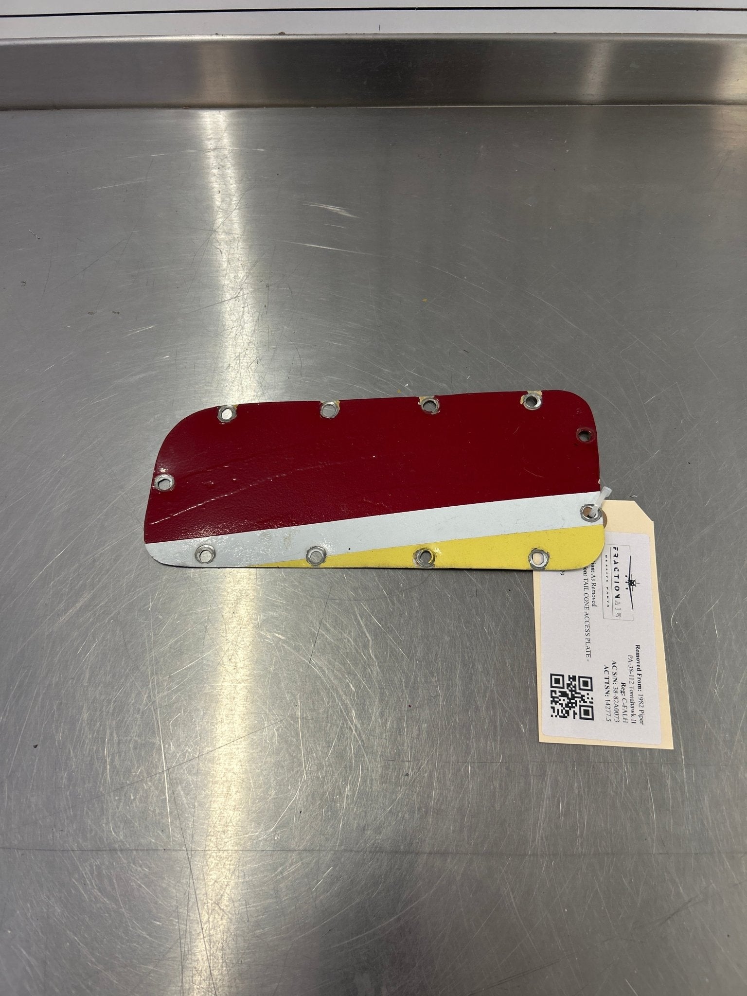 764 379 Piper TAIL CONE ACCESS PLATE -L/H - FractionAIR Parts