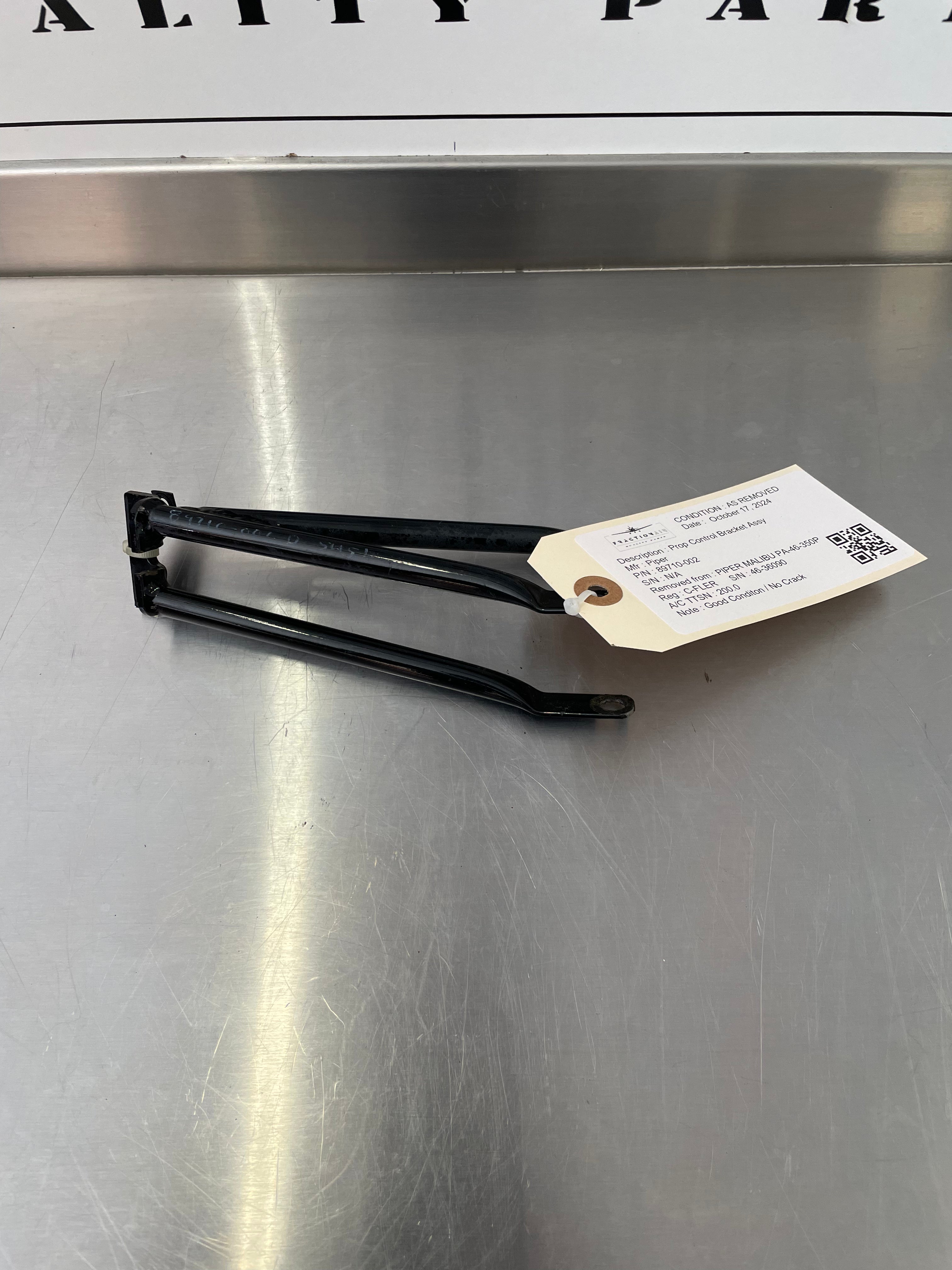 89710-002 PIPER MALIBU PA-46-350P Prop Control Bracket Assy ...