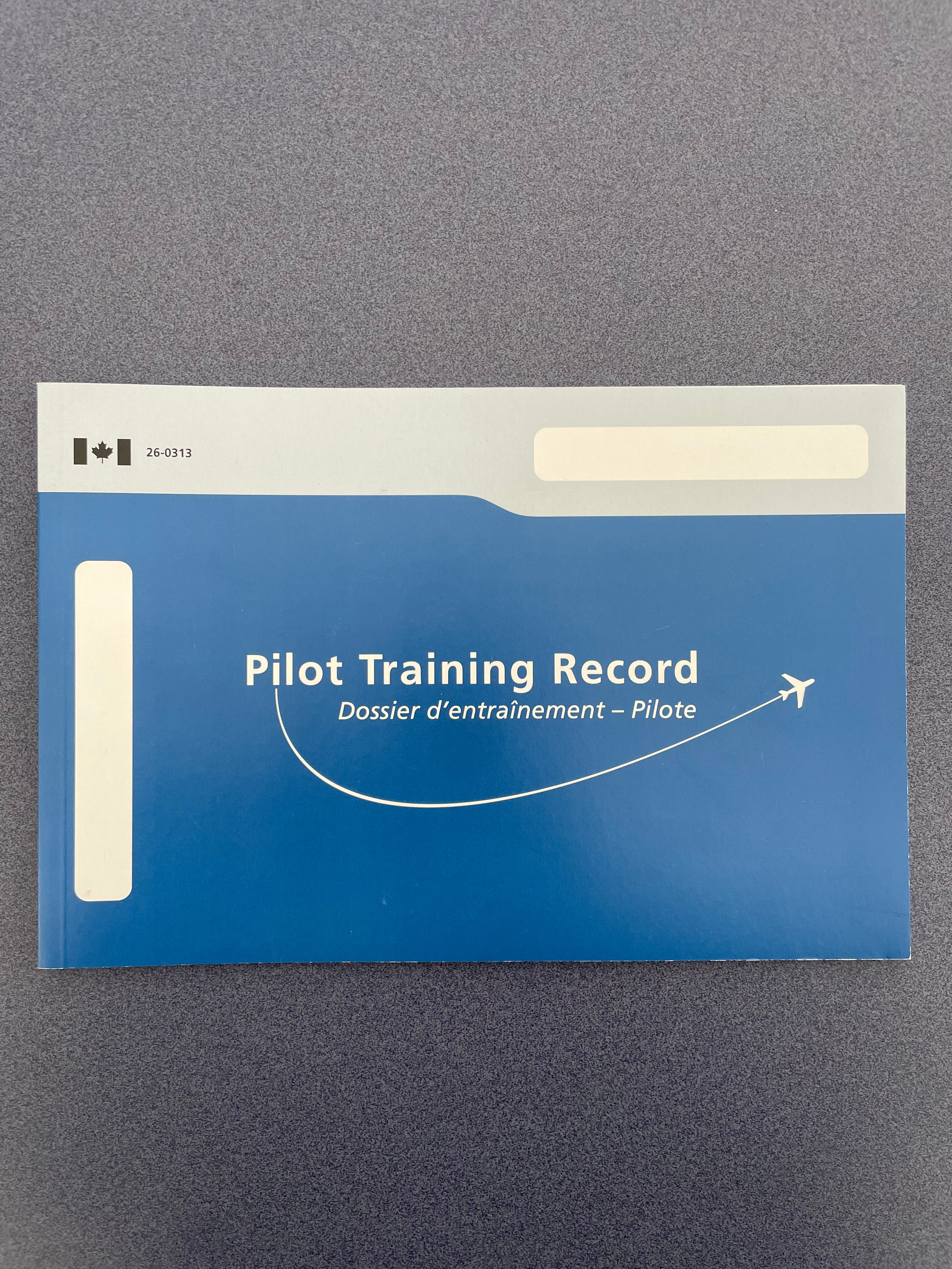 Pilot Training Record (PTR) Bilingual – Aeroplane - FractionAIR Parts