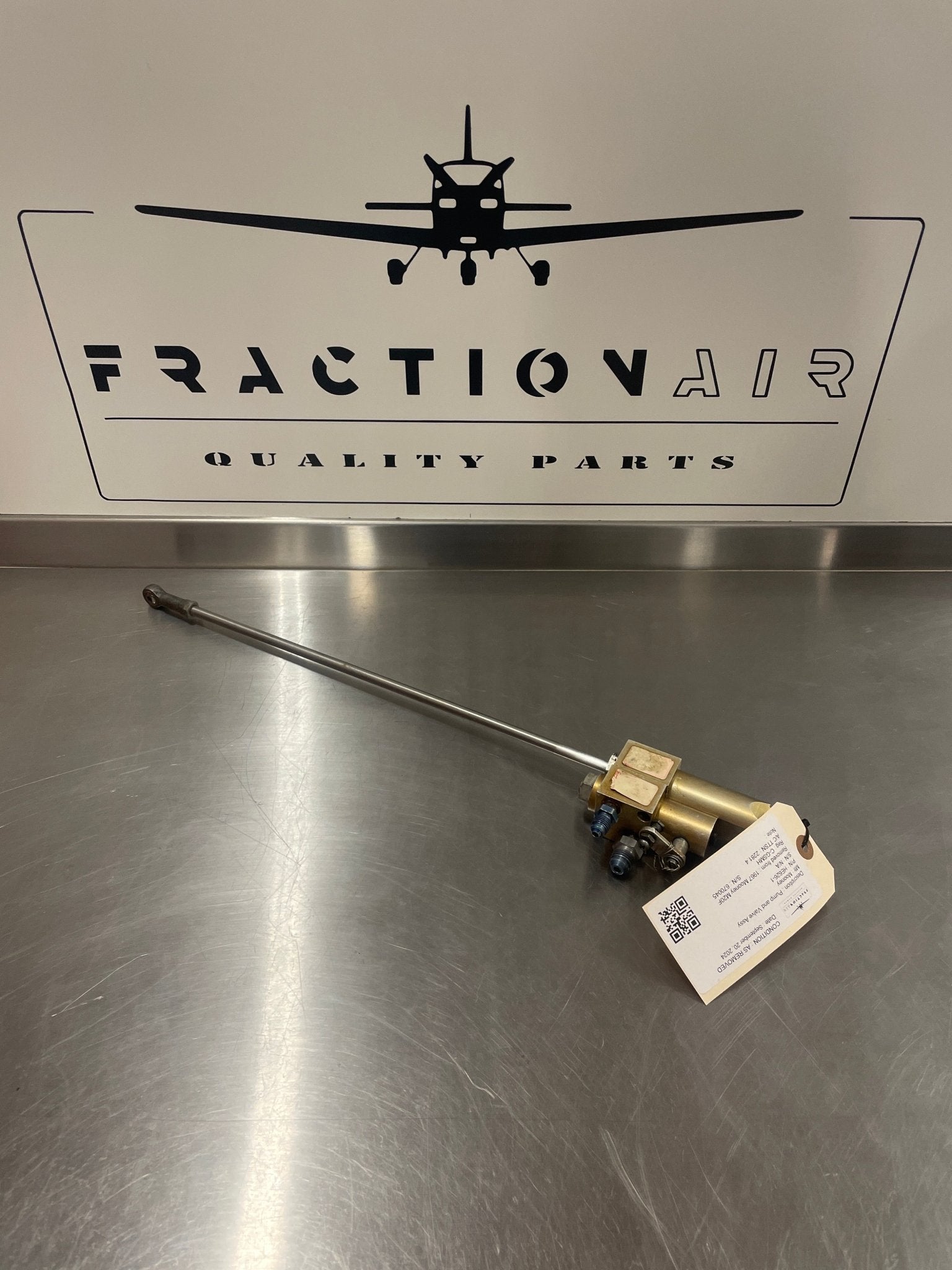 HE626-1 Mooney Flap Actuator Pump and Valve Assy - FractionAIR Parts