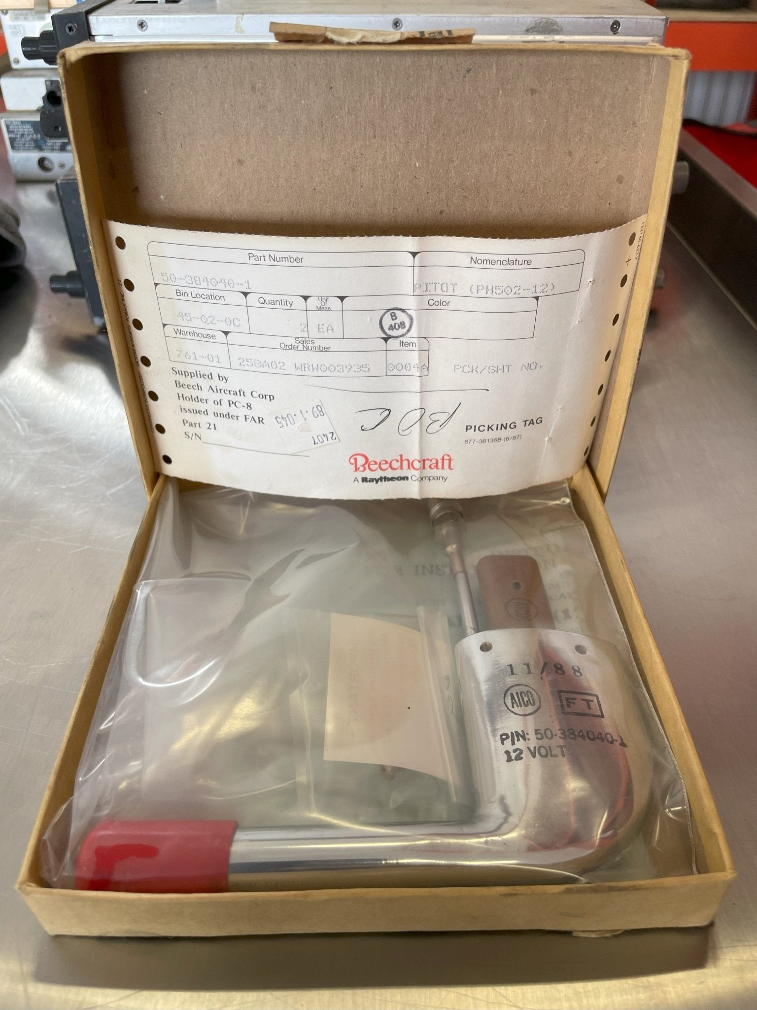 HEATED PITOT TUBE AN5812-12 / PH502-12 - FractionAIR Parts
