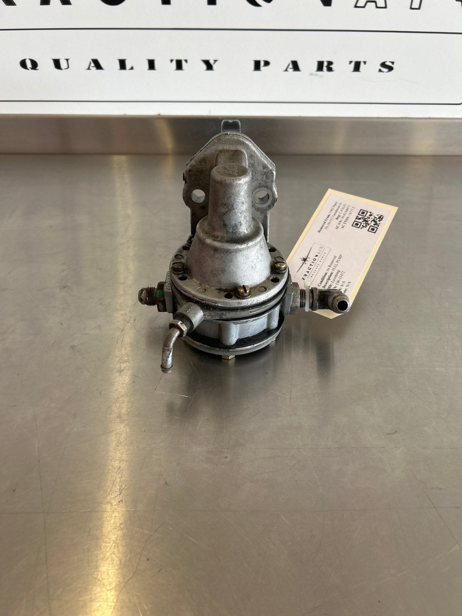 LW-15472 Lycoming FUEL PUMP - FractionAIR Parts