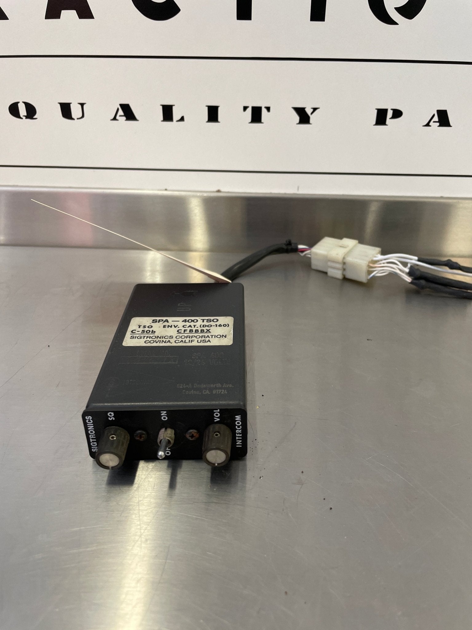 SPA-400 Sigtronics Intercom - FractionAIR Parts